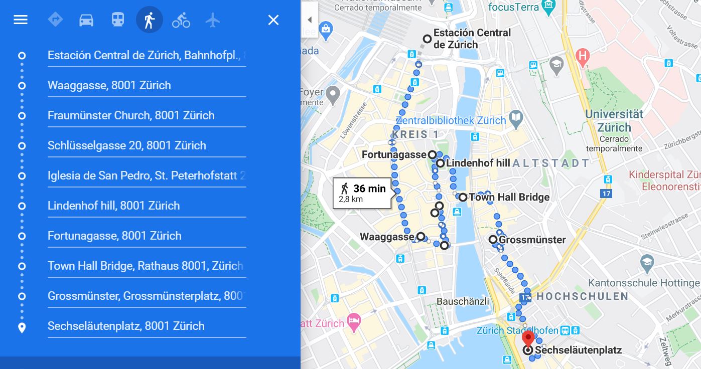 Qué ver en Zurich, recorrido e itinerarios | MochilaPorBandera