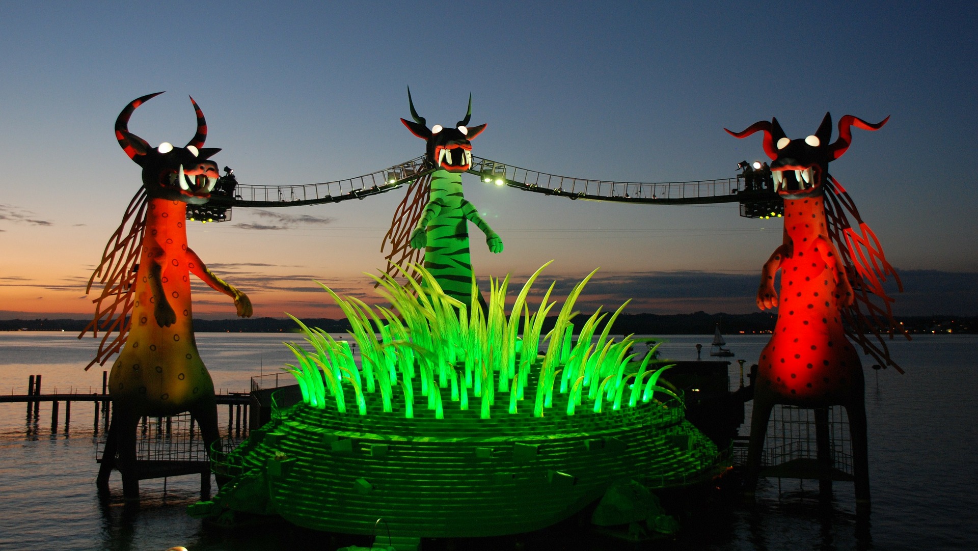 El teatro flotante de Bregenz en Austria | MochilaPorBandera